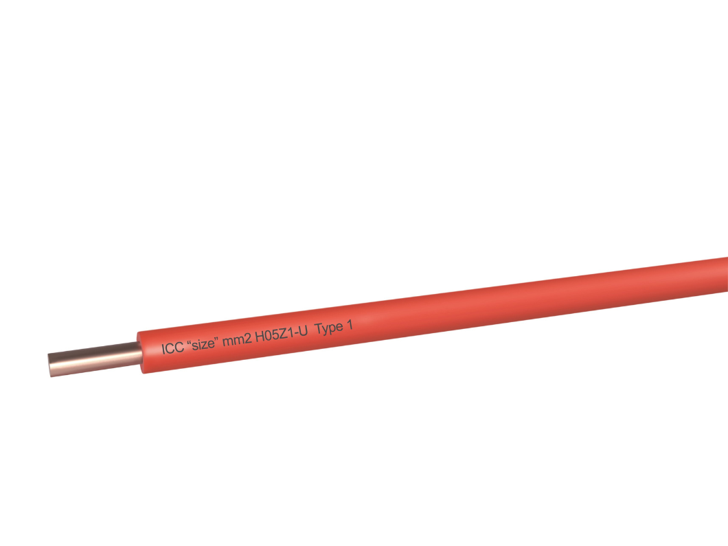 H05Z1-U Type 1 Cable - Italian Cable Company S.p.A.